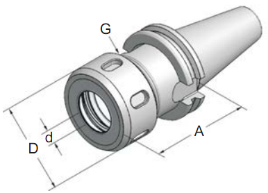 Zuern ISO Collet chucks DIN 6391 for collets DIN 6388 / ISO 10897